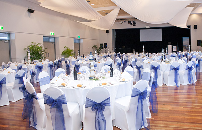 the-pavilion-sit-down-dinner-set-up- The Pavilion Kiama